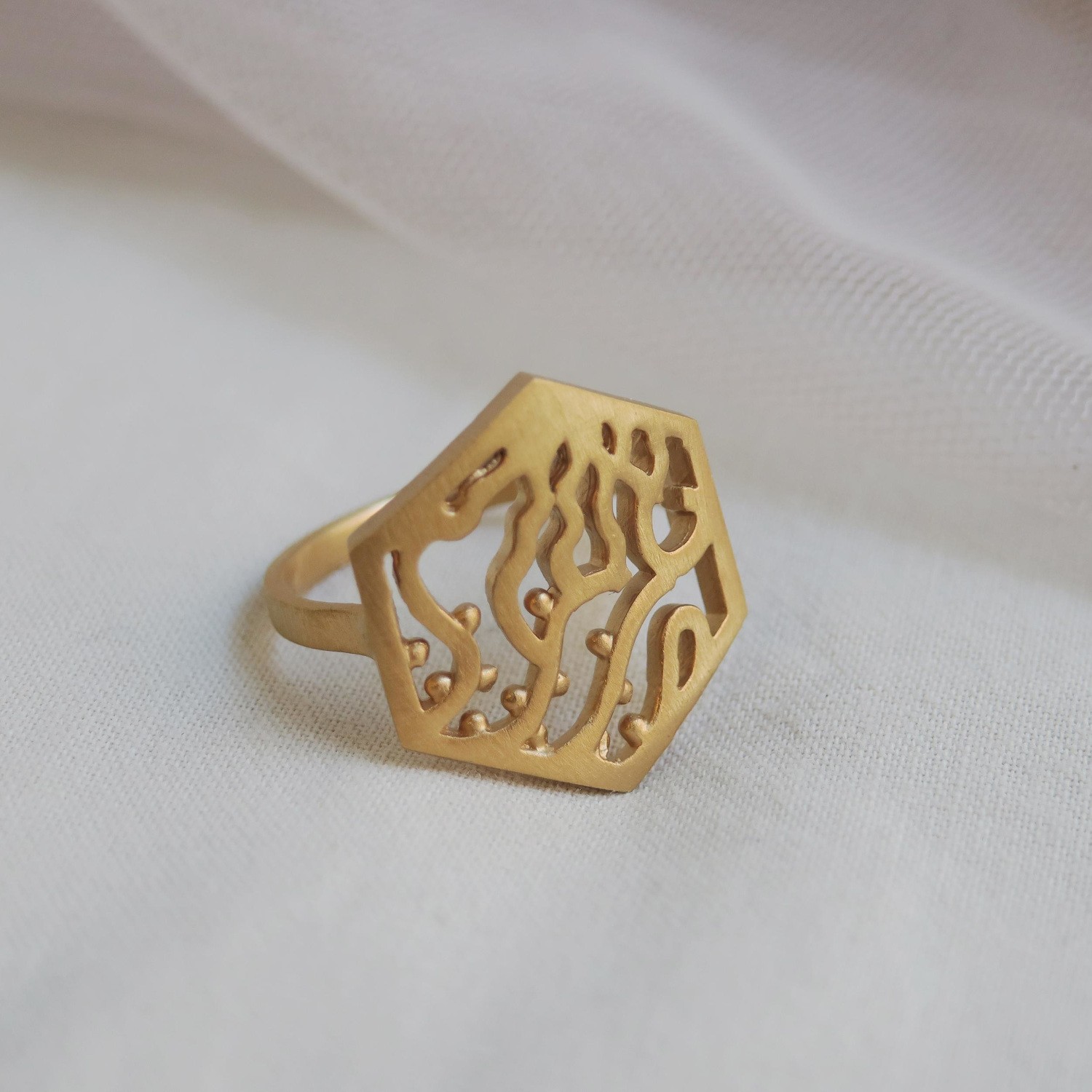 GAUDÍ JEWELRY GOLDEN RING