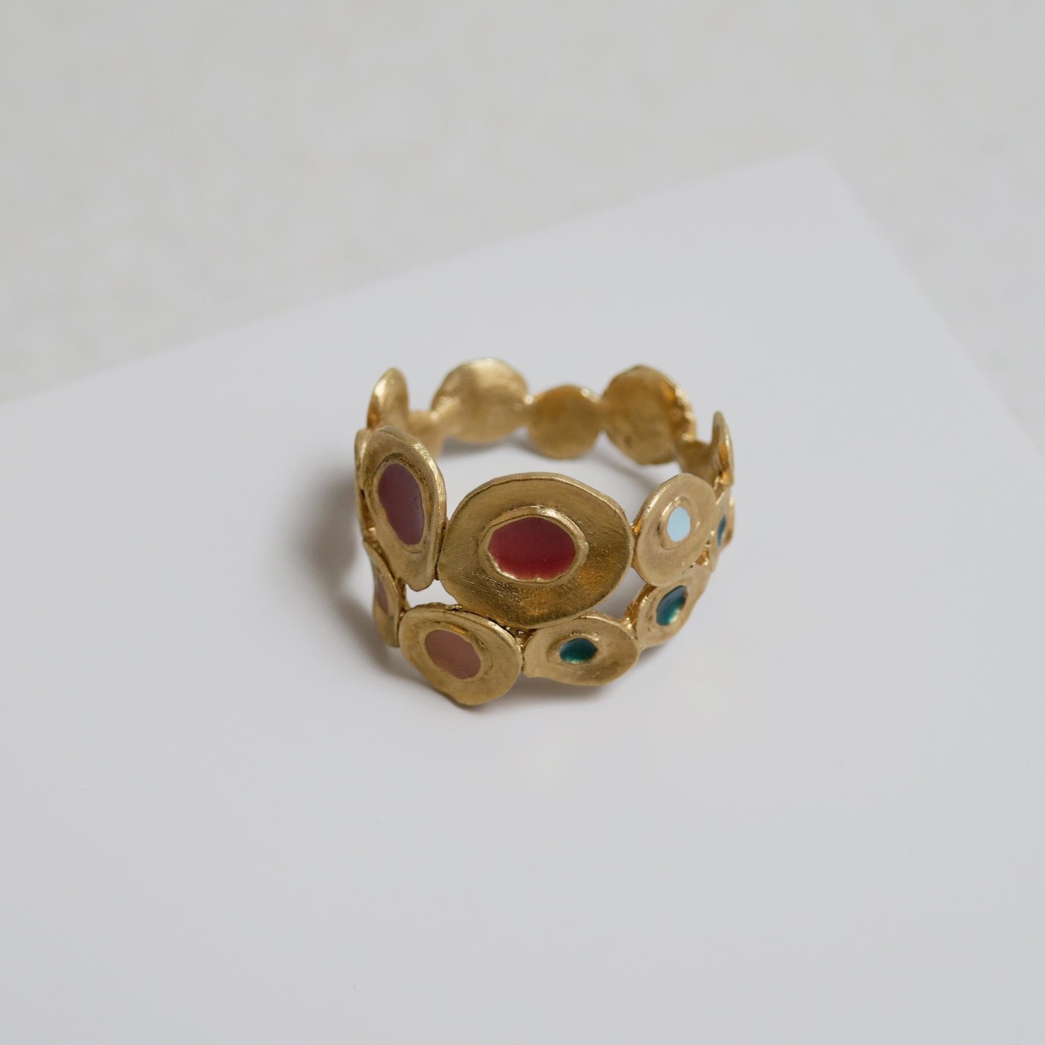 Anillo dorado FAVORITA COLORS | Joidart